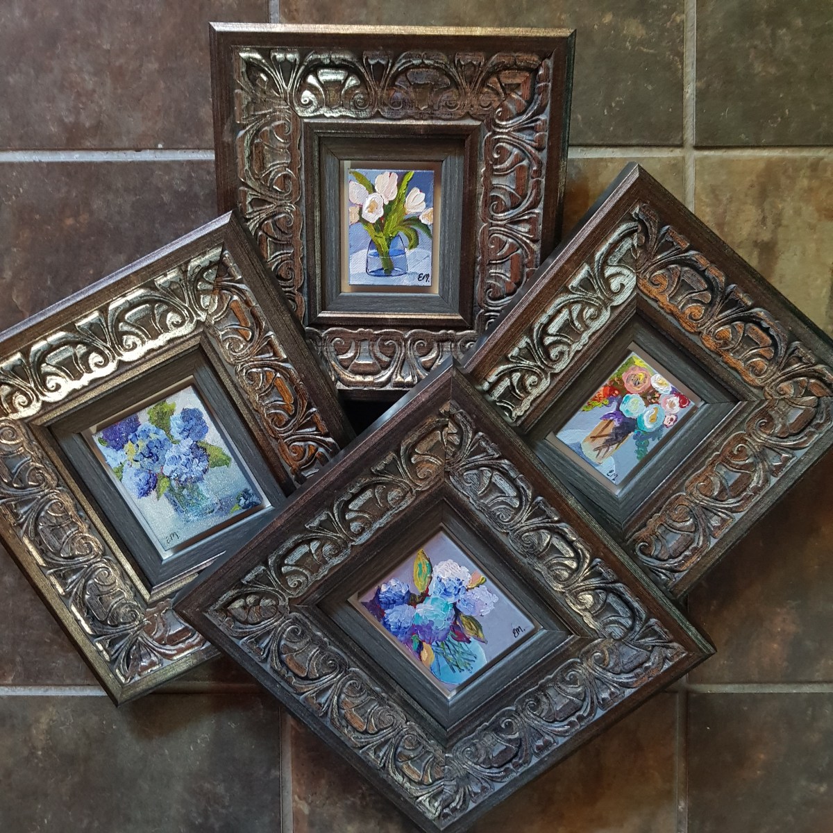 Mini canvasses & oversized frames – artbyeileen